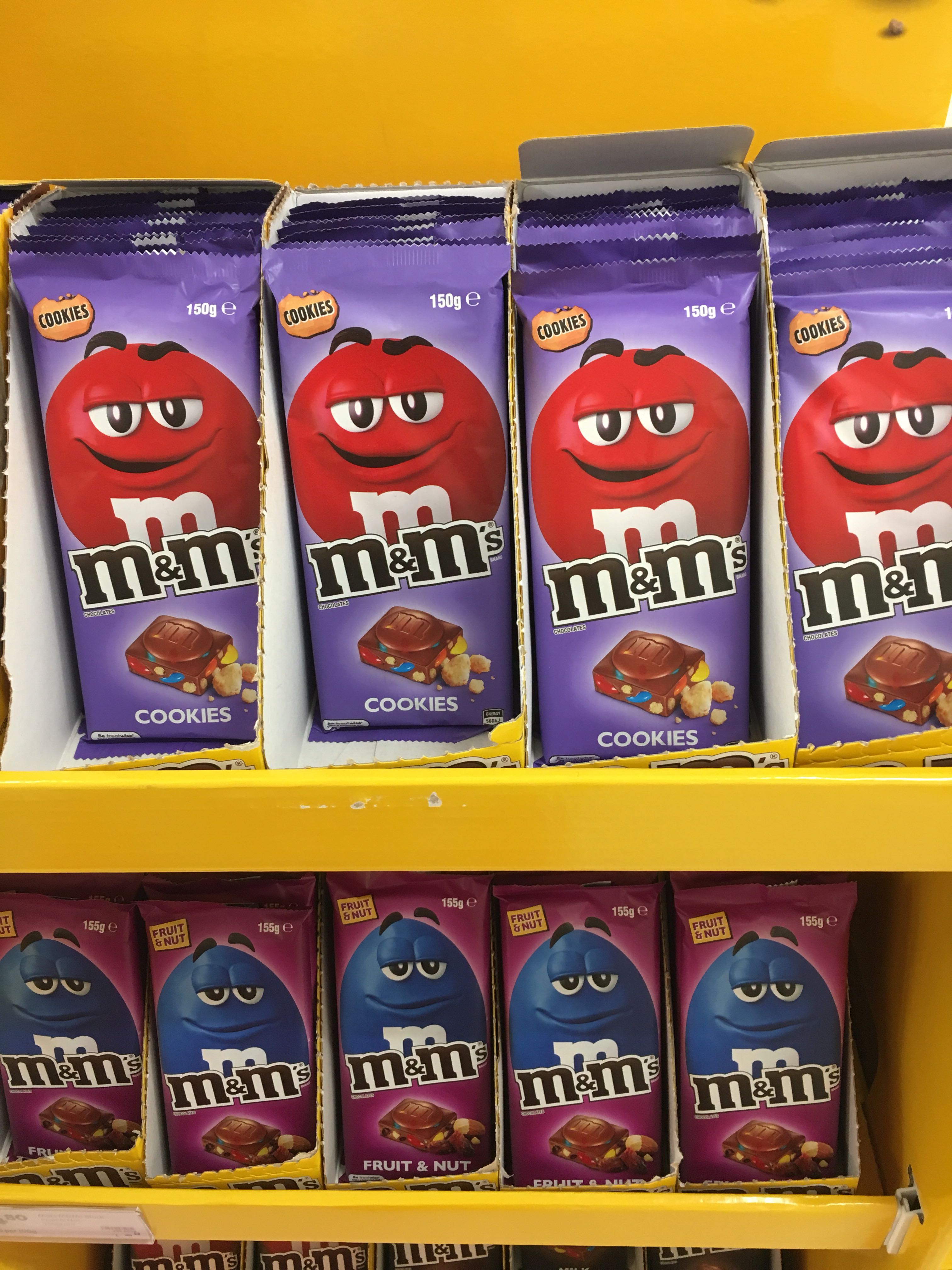 M&M’s chocolate bar, Food & Drinks, Packaged & Instant Food on Carousell