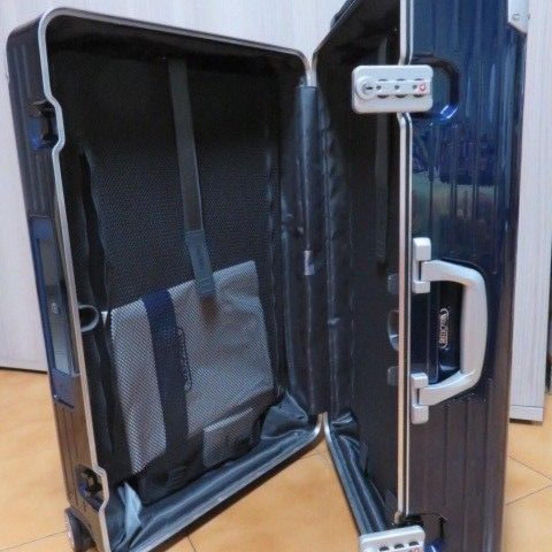 RIMOWA LIMBO POLYCARBONATE HARDCASE LUGGAGE NIGHT BLUE 87 LITERS NEW ...