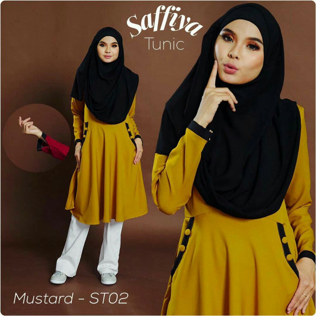 SAFFIYA TUNIC, Women's Fashion, Dresses & Sets, Traditional & Ethnic ...