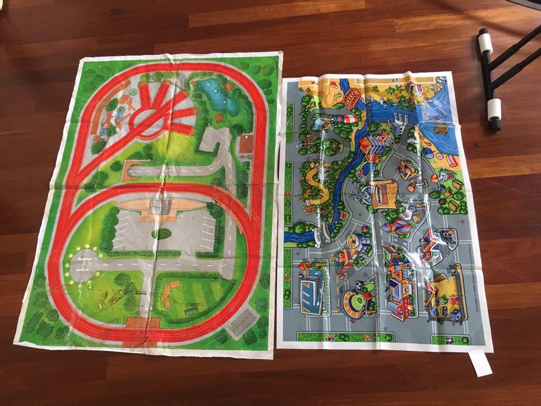 Toy Car Map Mat, Hobbies & Toys, Toys & Games on Carousell