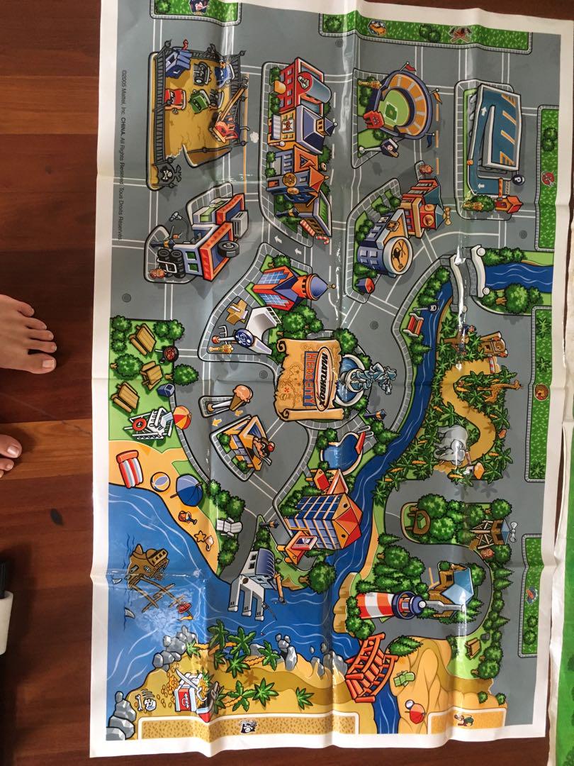 Toy Car Map Mat, Hobbies & Toys, Toys & Games on Carousell