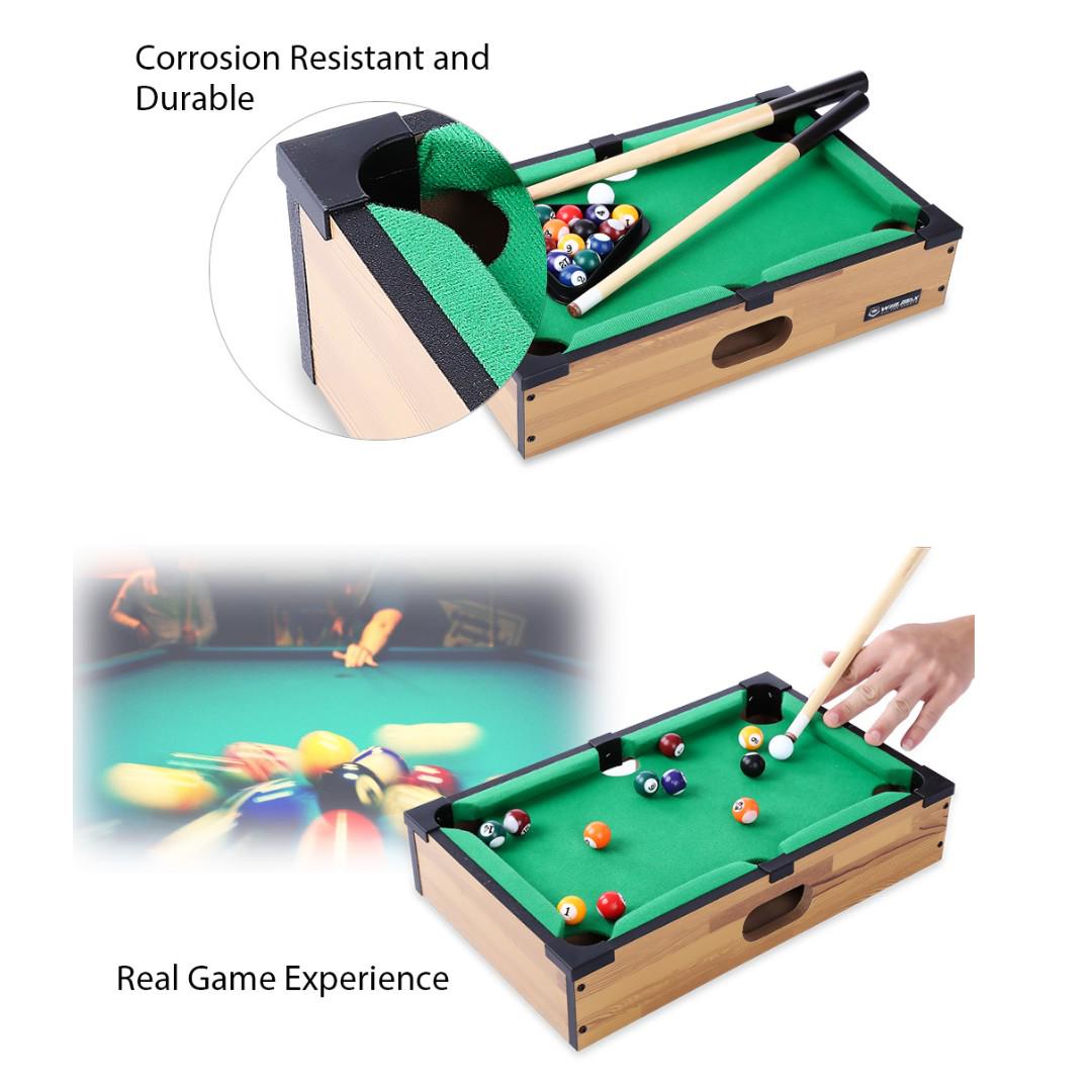WIN MAX FUNNY MINI SIZE TABLE BILLIARDS, Hobbies & Toys, Toys & Games ...