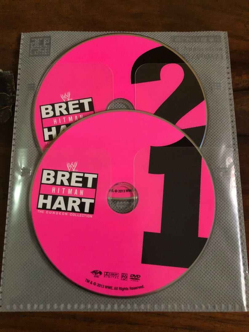 WWE Bret Hart Dungeon Collection (3-disc set), Hobbies & Toys, Music ...