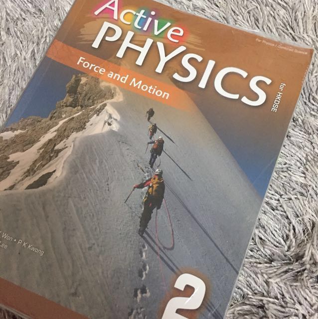 Active Physics: Force and Motion, 興趣及遊戲, 書本 & 文具, 教科書 - Carousell
