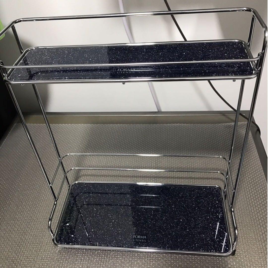 Asvel Double Shelf Storage Rack (2 layer) ASV-2124, Furniture & Home ...