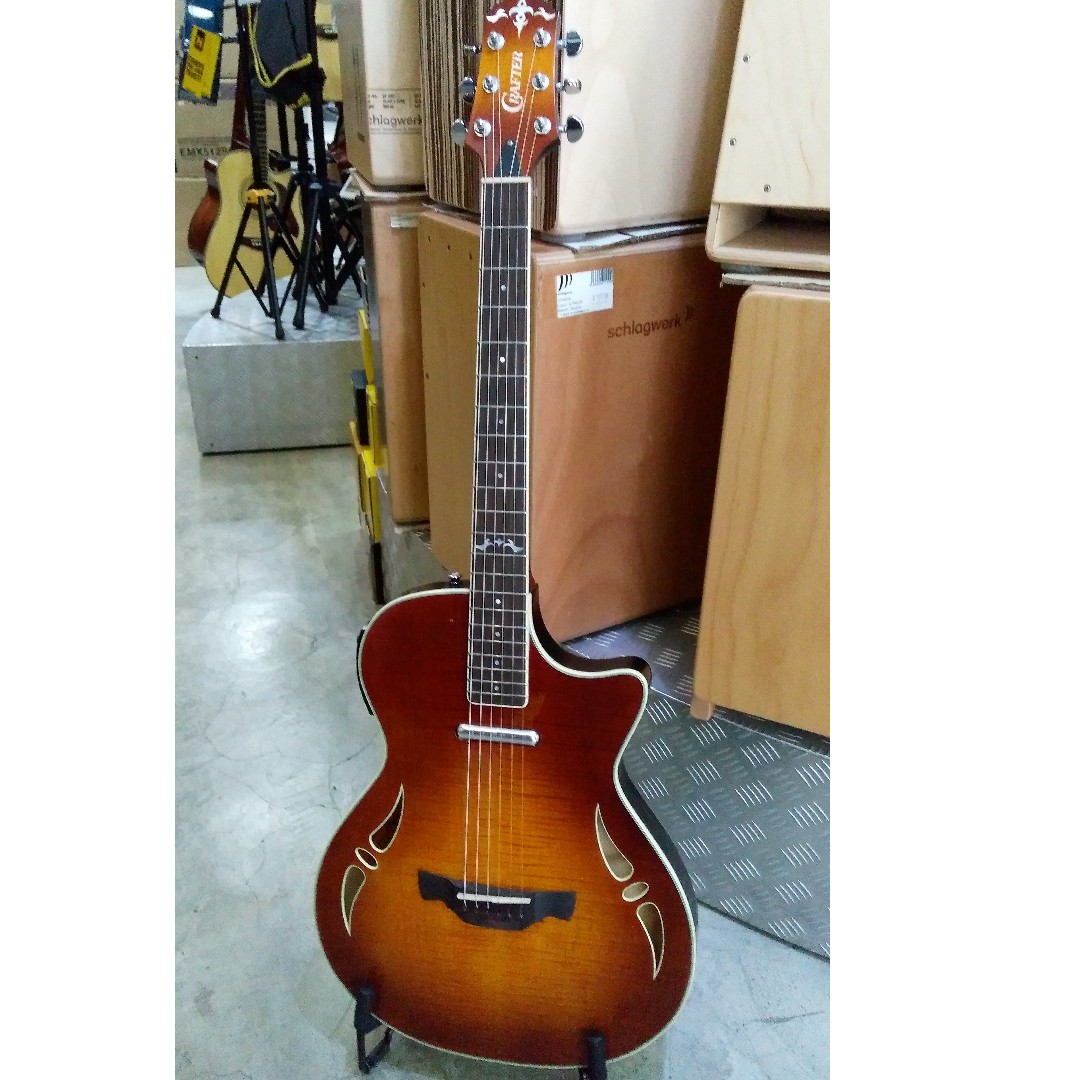 Crafter-Hybrid Guitar w/Hard Case(SA-TMVS) Made in Korea, Hobbies ...