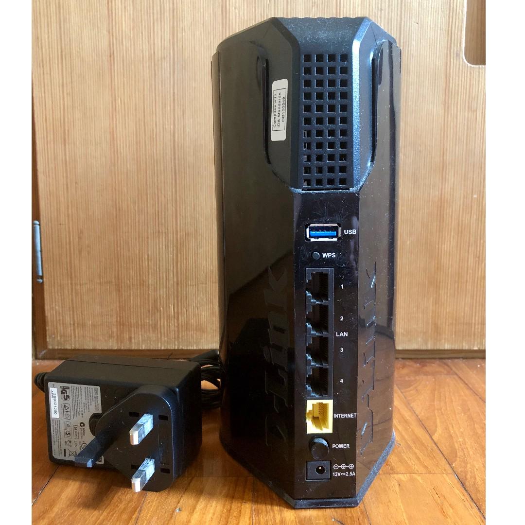 D-Link DIR-868L Wireless-AC Cloud Router, Computers & Tech, Parts ...