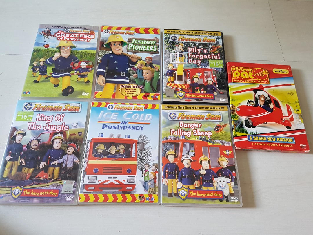 Fireman Sam and Postman Pat, Hobbies & Toys, Music & Media, Vinyls on ...