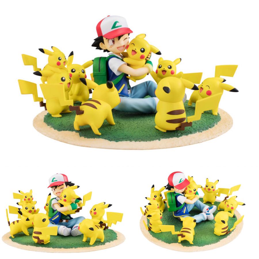 G.E.M. Series Pokemon Ash Ketchum & Pikachu (Many Pikachu Ver ...