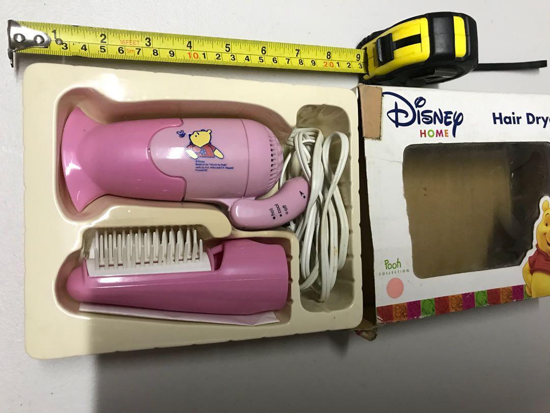 Hair dryer winnie the pooh, TV & Home Appliances, Washing Machines and ...