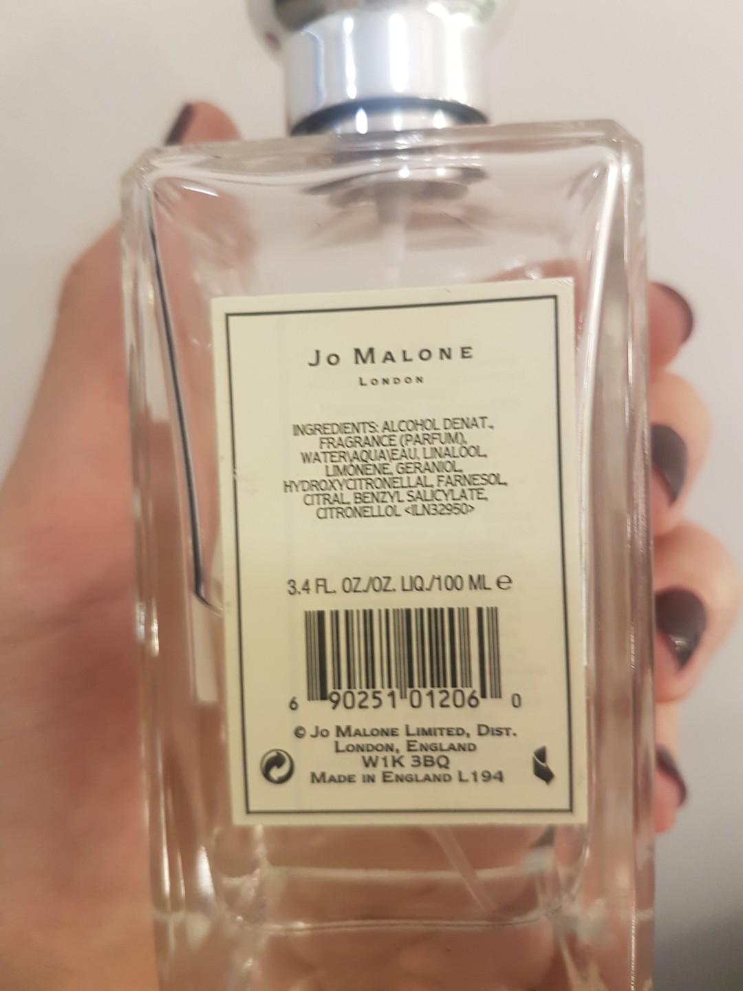 Jo Malone White Jasmine & Mint Cologne, Beauty & Personal Care ...