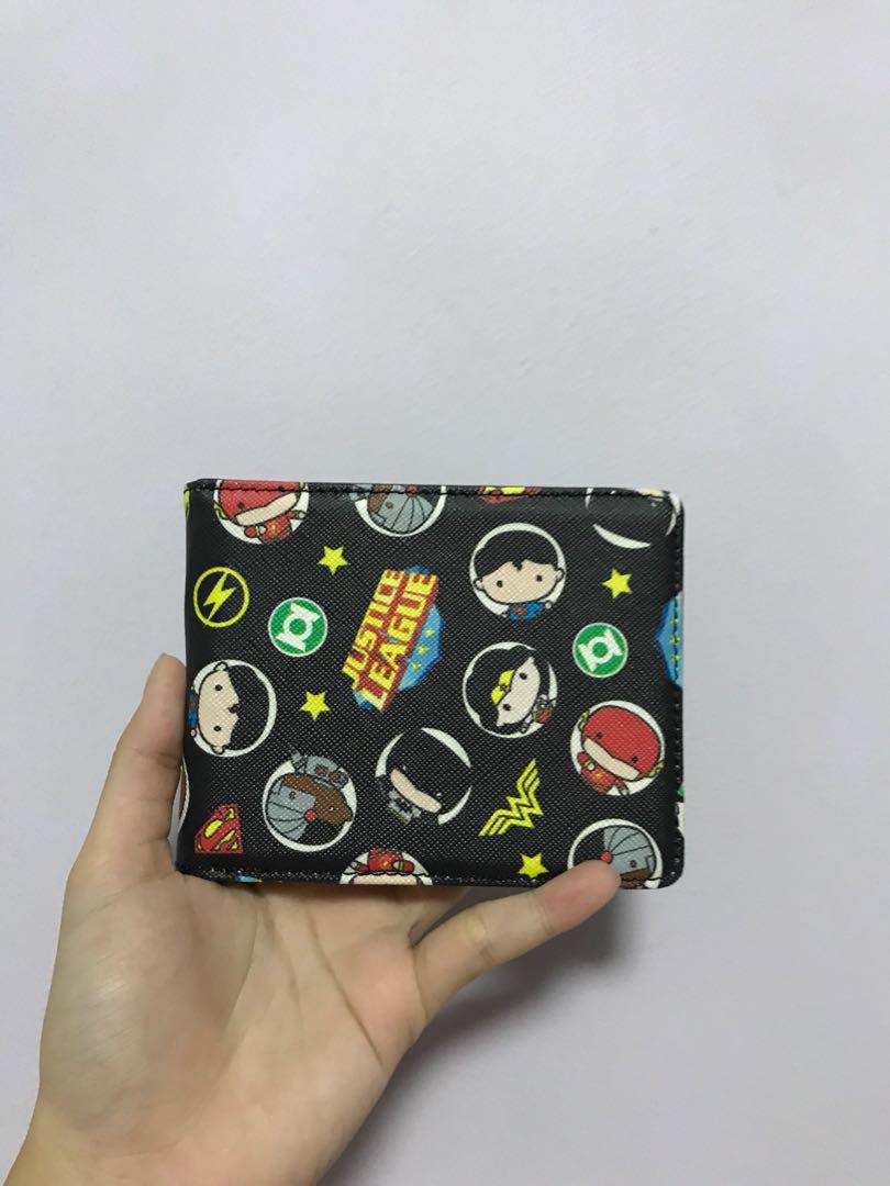 Justice League flip wallet, Luxury, Bags & Wallets on Carousell