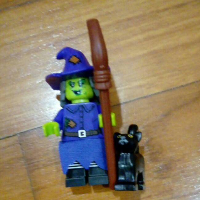 Lego Minifigures Witch with black cat, Hobbies & Toys, Toys & Games on ...