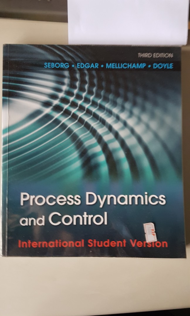 Process Control and Dynamics textbook NTU CH3101, Hobbies & Toys, Books ...