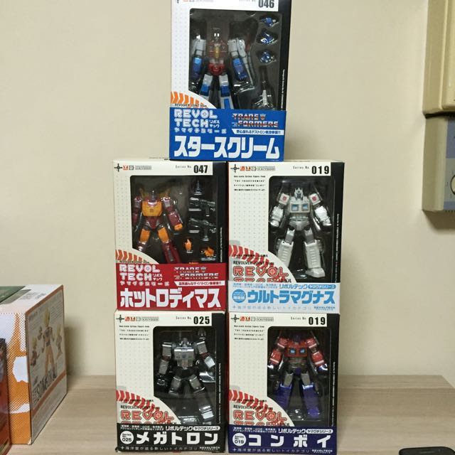 Revoltech Kaiyodo Transformers Set Of 5, Hobbies & Toys, Toys & Games ...