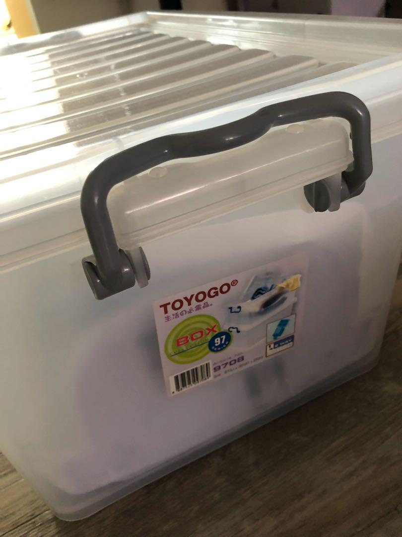 Toyogo Plastic Storage Box, Furniture & Home Living, Home Improvement ...
