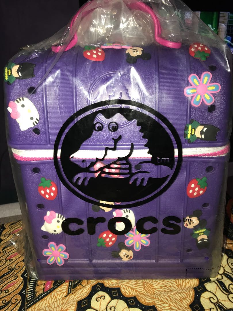 Crocs Kids Backpack coach nike mk roxy, Women's Fashion, Bags & Wallets ...