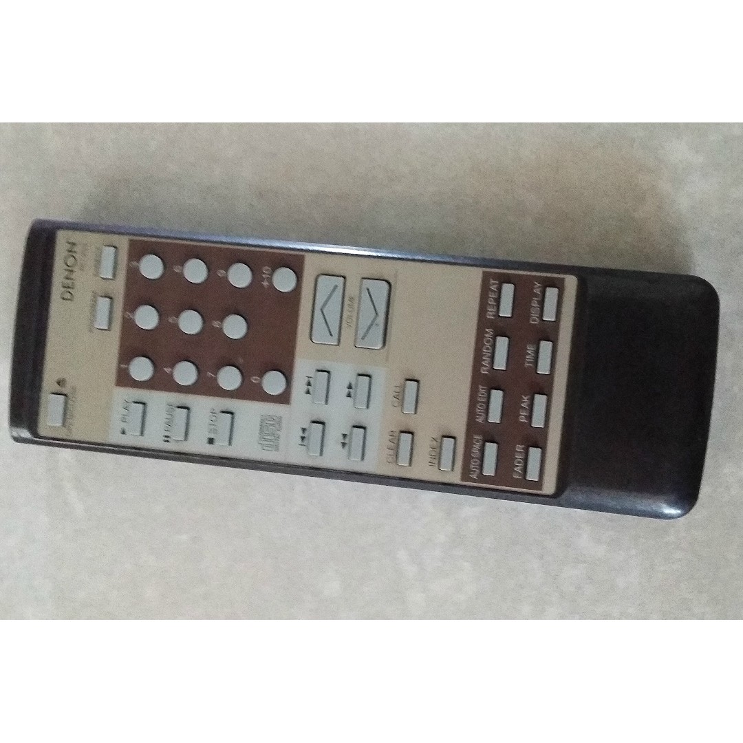 Denon CD remote control, Audio, Portable Music Players on Carousell