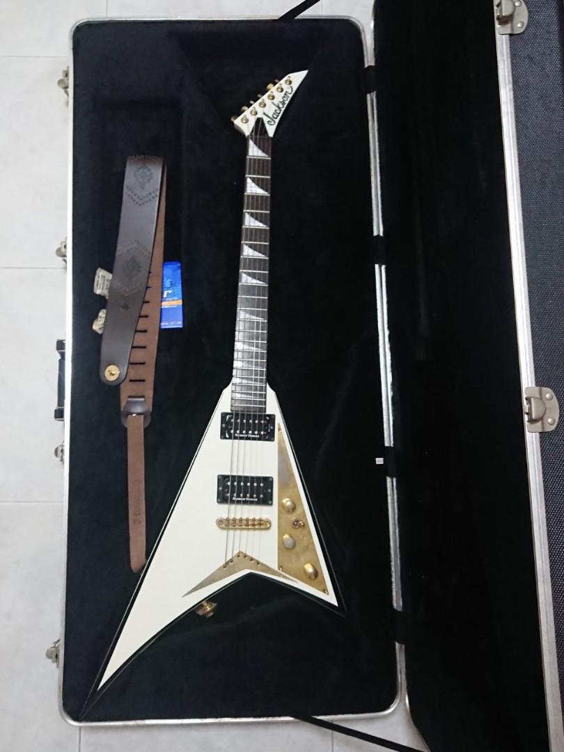 Jackson Rhoads RR5 White *Made in Japan*, Hobbies & Toys, Music & Media ...