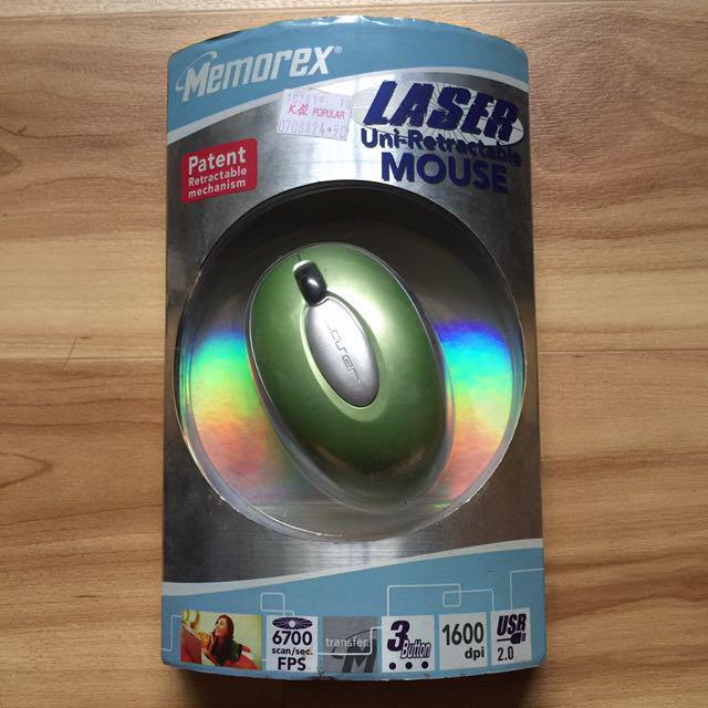 Memorex Laser Retractable Mouse, Computers & Tech, Parts & Accessories ...