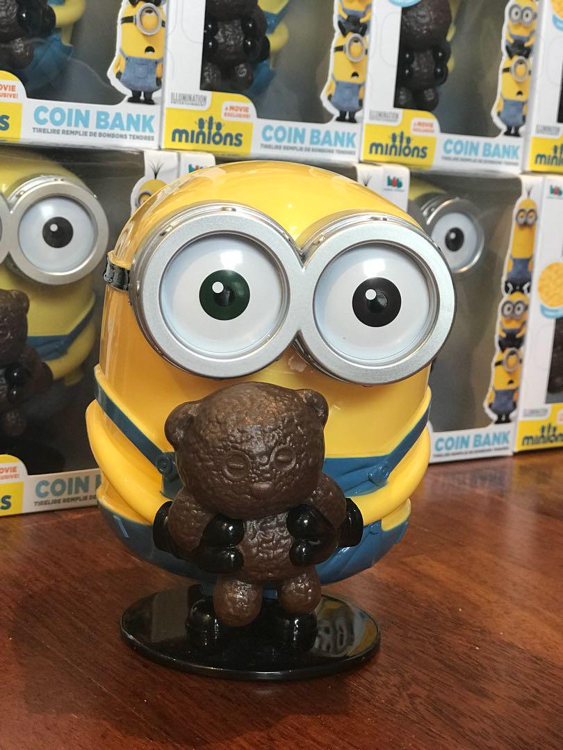 Minion Coin Bank, Hobbies & Toys, Collectibles & Memorabilia, Vintage ...