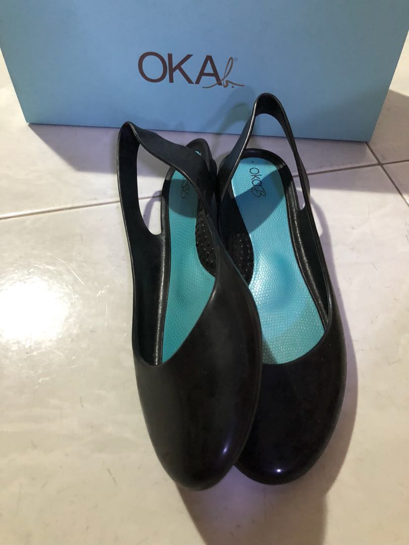 OKAB Brooke black flats, Women's Fashion, Footwear, Flats on Carousell