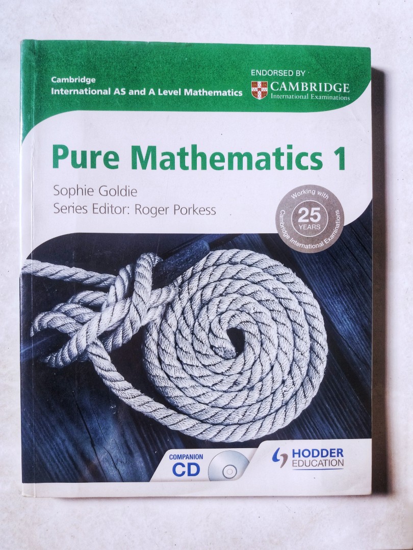 Cambridge A Levels Original Mathematics P1+P2 and P3 textbook #July70, Hobbies & Toys, Books ...