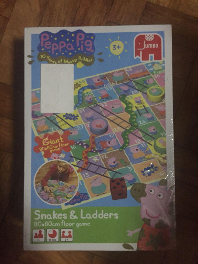 Peppa Pig Snakes And Ladders Floor Game | Viewfloor.co