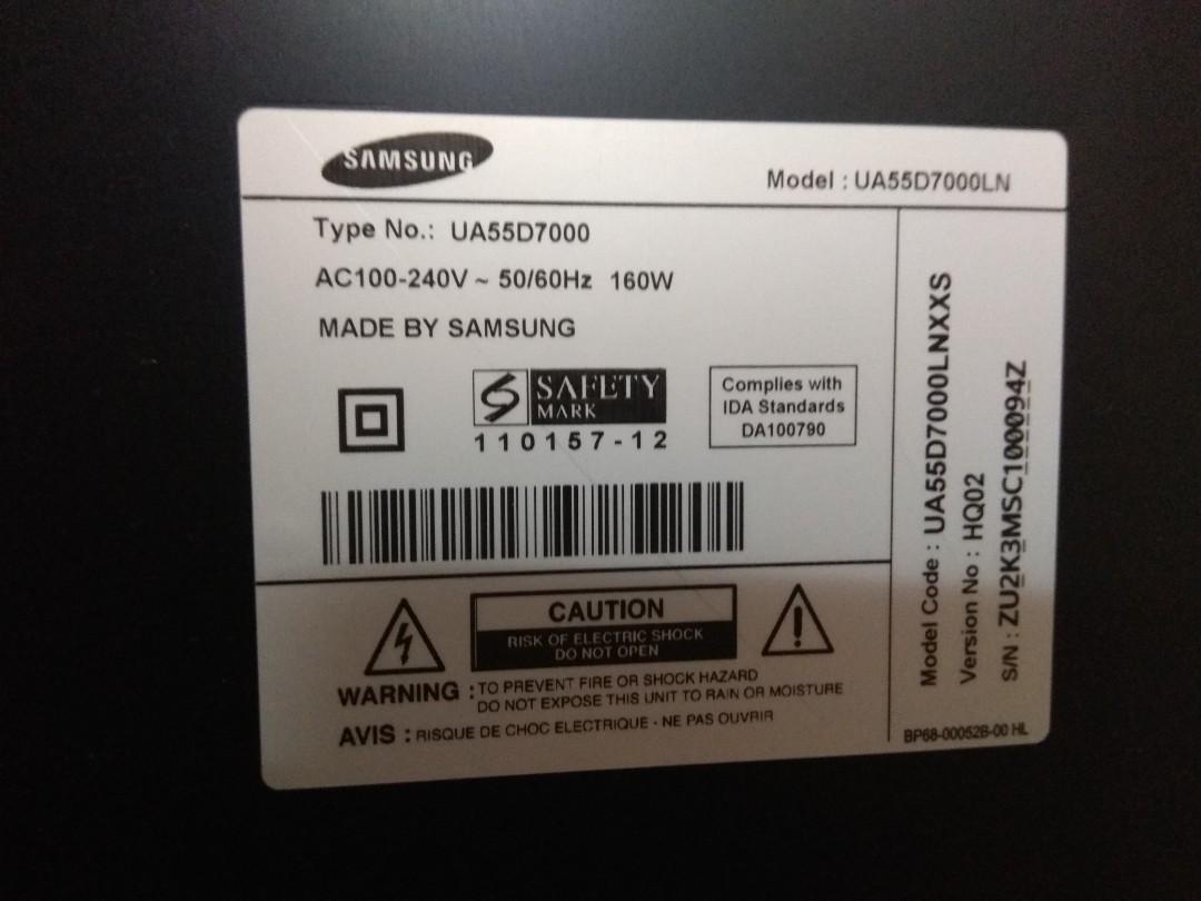 Samsung Smart Tv 55 inch, Home Appliances, TVs & Entertainment Systems ...