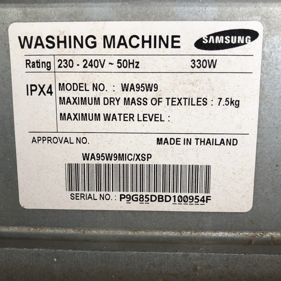 SAMSUNG WASHING MACHINE, TV & Home Appliances, Washing Machines and ...