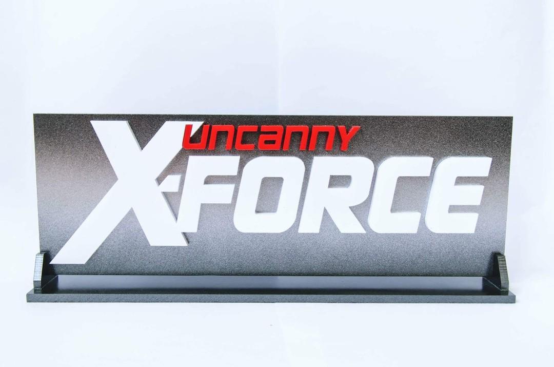 [LOGO] X-Force Acrylic Logo, Hobbies & Toys, Toys & Games on Carousell