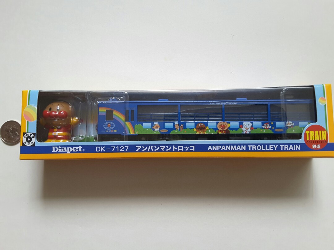 麵包超人 火車鉄道 Anpanman Trolley Train collection, 興趣及遊戲, 玩具 & 遊戲類 - Carousell