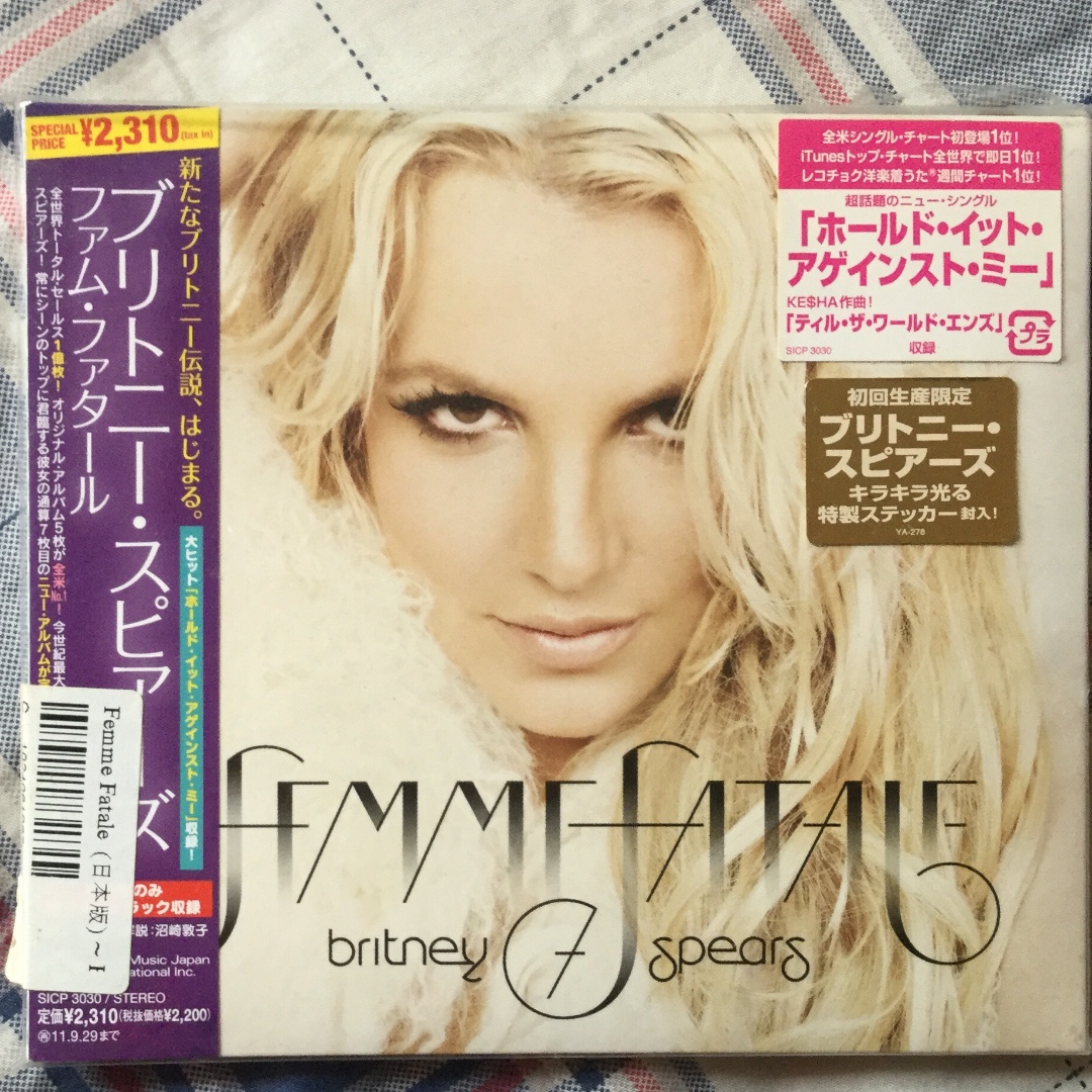 Britney Spears Femme Fatale, Hobbies & Toys, Music & Media, CDs & DVDs ...