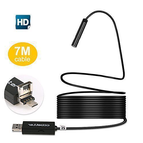 CCbetter 2 in 1 USB Endoscope 2 MP 720p HD Camera 8.5mm IP67 Waterproof ...