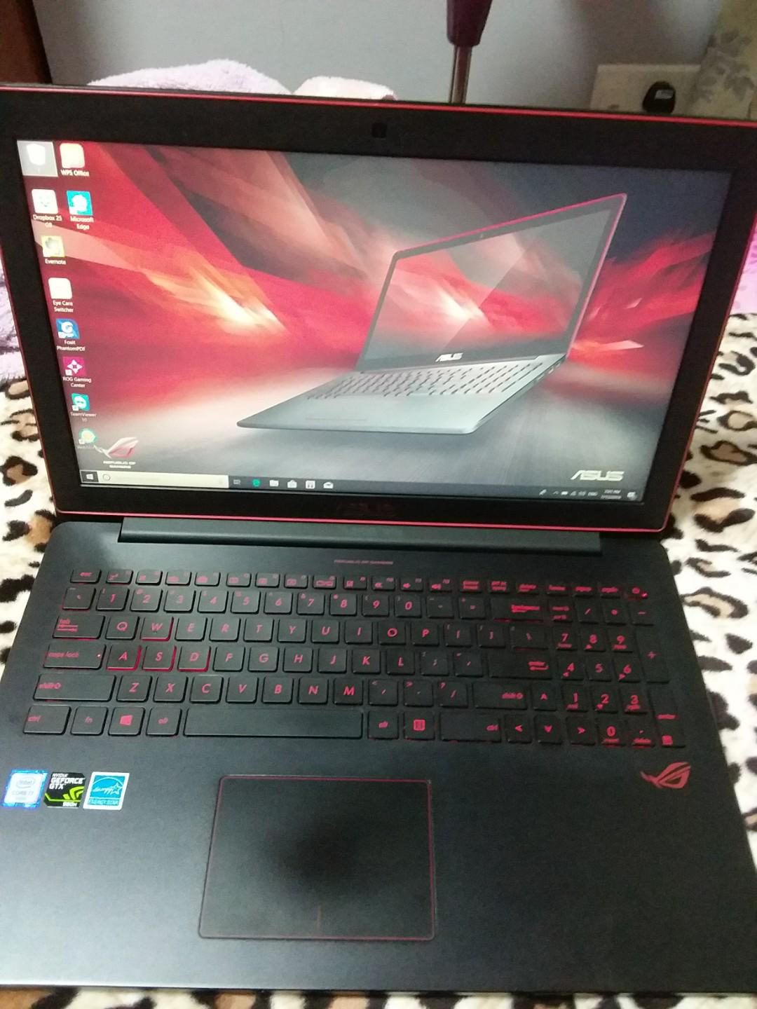 Gaming Laptop Asus rog g501vw, Computers & Tech, Parts & Accessories ...