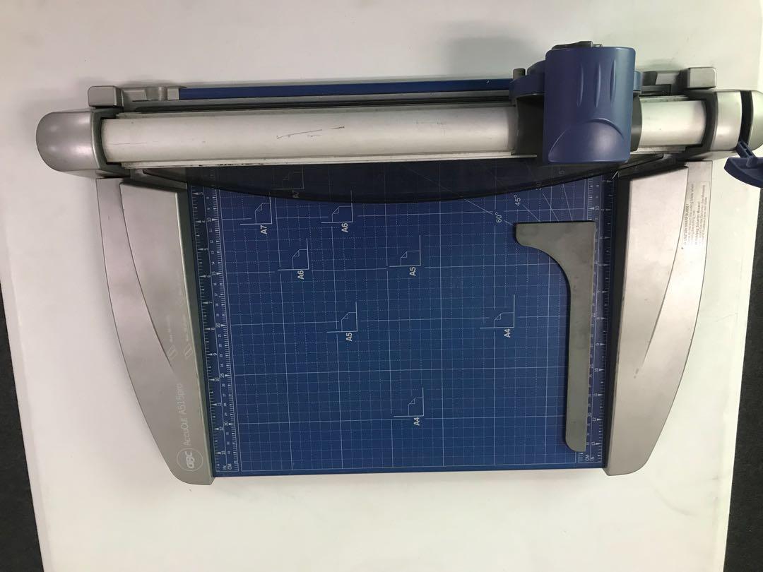 GBC Paper Cutter / Slicer - 7/10 Condition, Furniture & Home Living ...