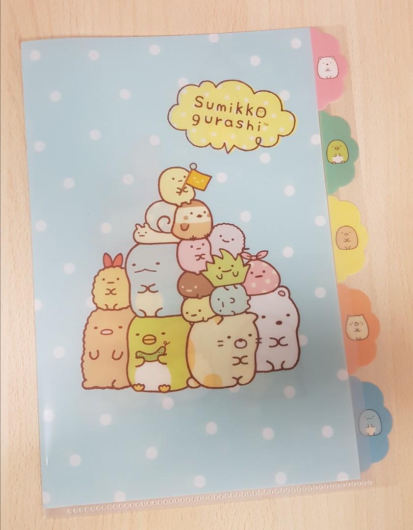Kawaii A4 folder - 5 Layer dividers, Bulletin Board, Preorders on Carousell