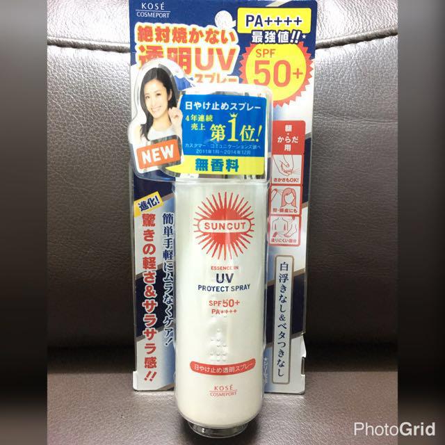 Kose UV Protect Spray SPF 50+, Beauty & Personal Care, Face, Face Care ...
