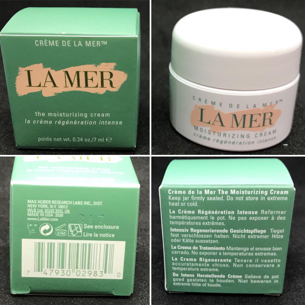 Lamer Moisturizing Cream 7ml, Beauty & Personal Care, Face, Face Care ...