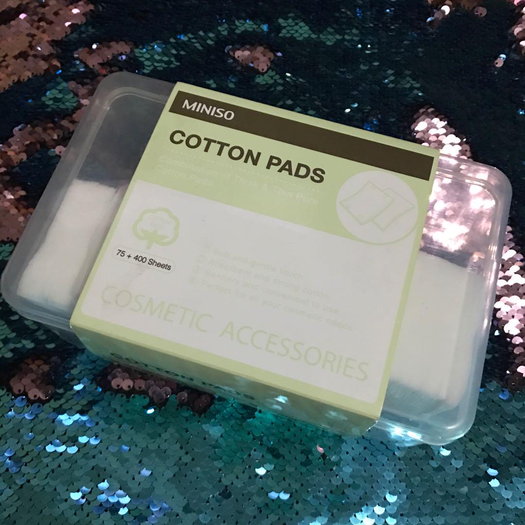 MINISO Cotton Pads & NIVEA Cleansing wipes Bundle, Beauty & Personal ...