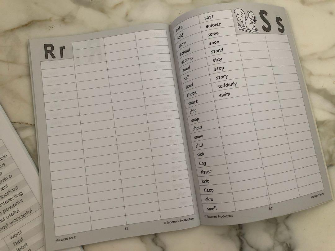 My Grammar Book and My Word Bank, Hobbies & Toys, Books & Magazines ...