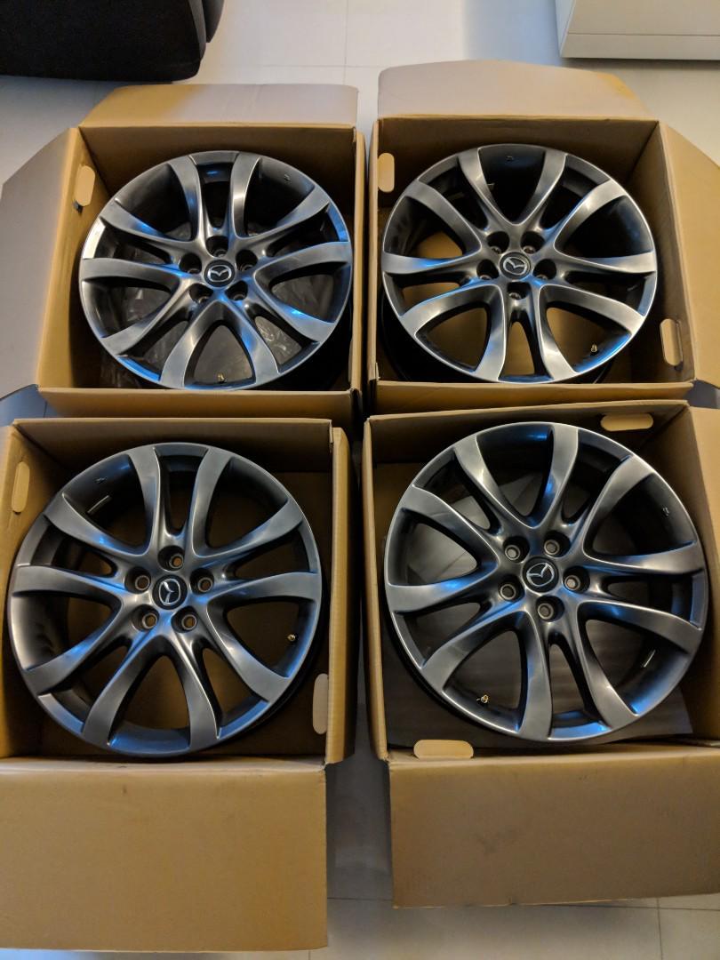 Original 19" Mazda 6 Rims, Car Accessories, Tyres & Rims on Carousell