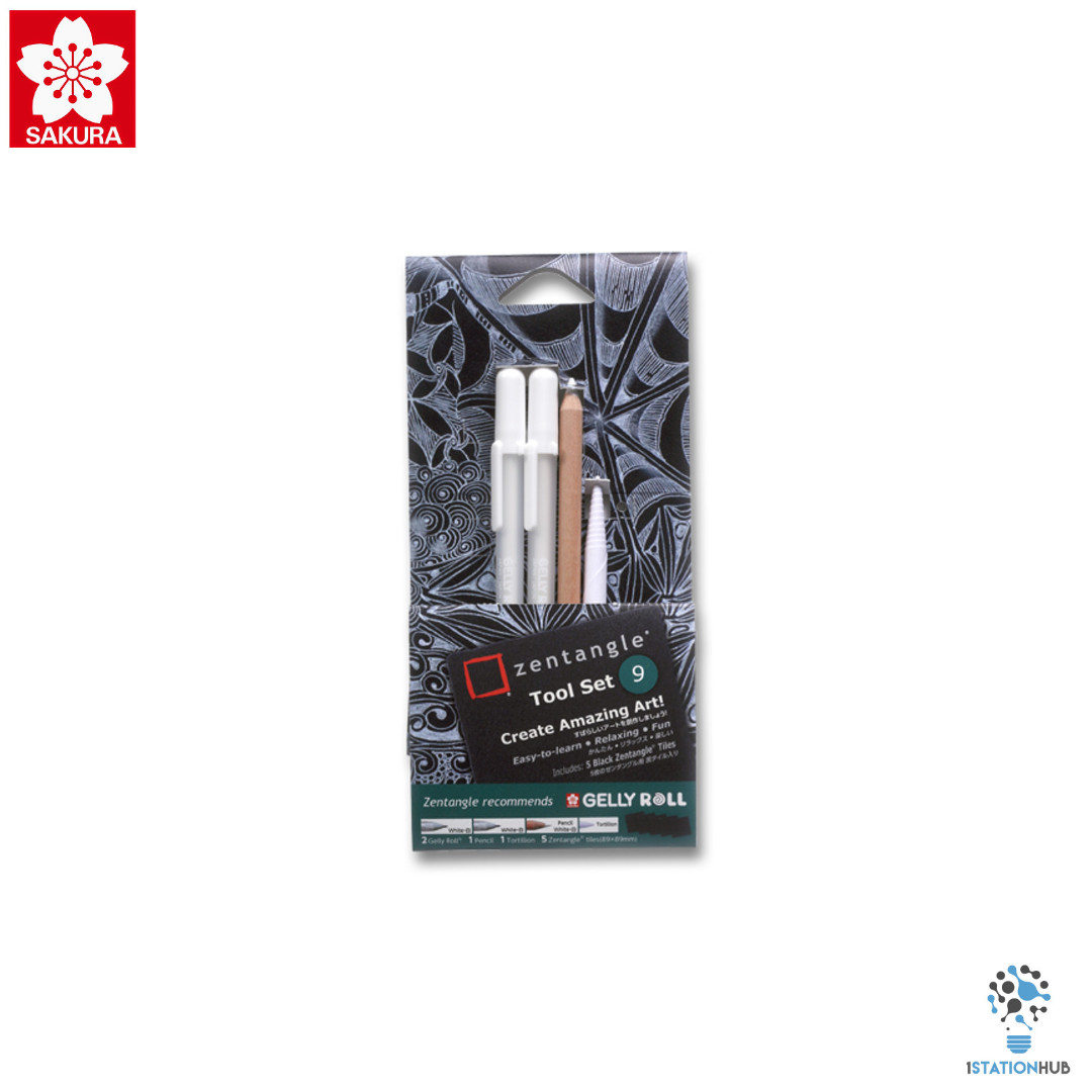 Sakura Zentangle Black Tile-Tool Set B [FM-XZTGZ-02(OBD)], Hobbies ...
