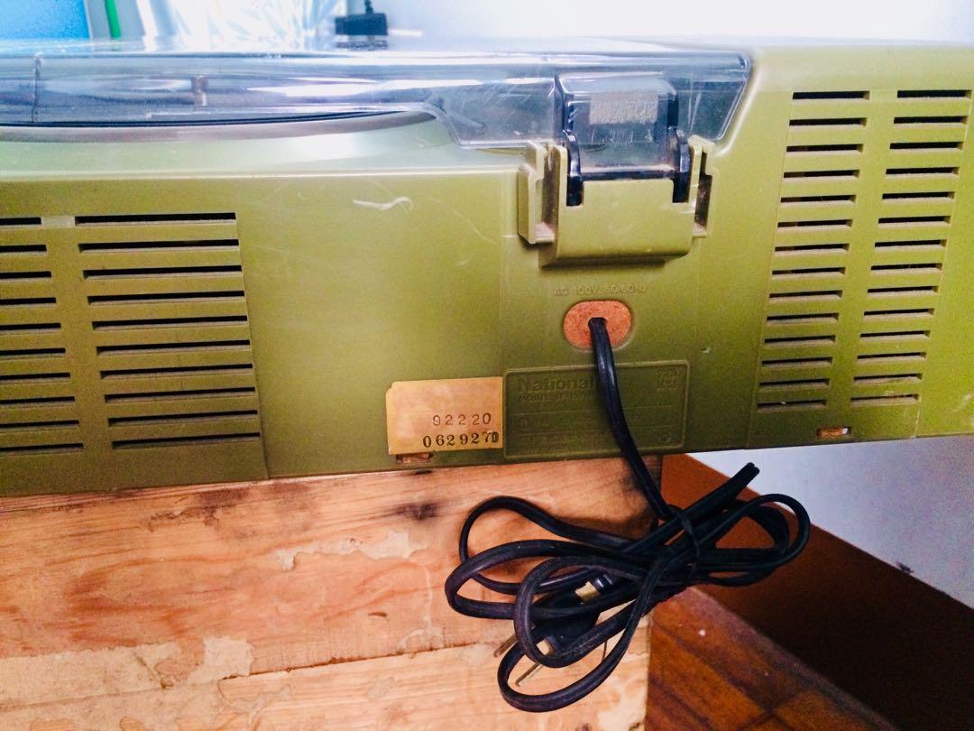 Vintage National Vinyl Turntable, Audio, Other Audio Equipment on Carousell