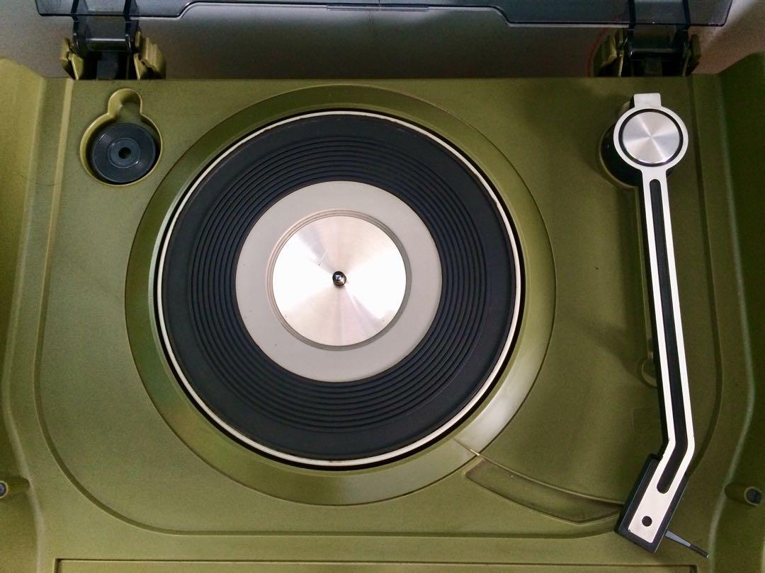 Vintage National Vinyl Turntable, Audio, Other Audio Equipment on Carousell