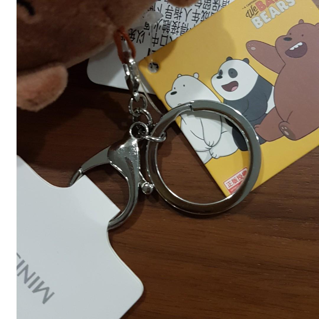 We Bare Bears Plushie Keychain Miniso, Hobbies & Toys, Toys & Games on ...