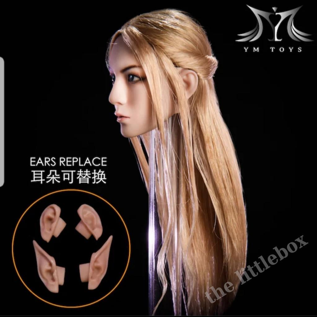 [STOCK] YM TOYS 1/6 scale elf female head headsculpt Blonde, Hobbies ...
