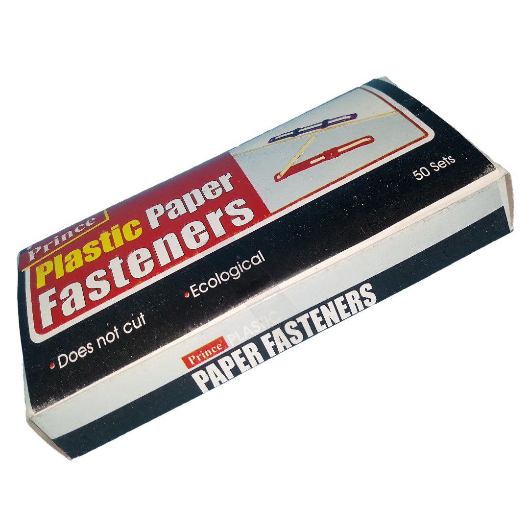 (1 box 50sets) PLASTIC PAPER FASTENER, Furniture & Home Living, Home ...