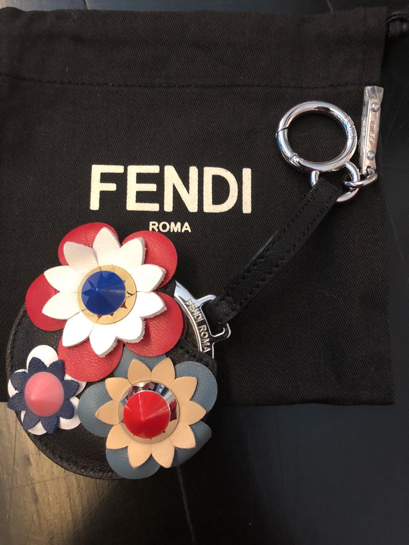 Authentic Fendi bag keychain mirror, Women's Fashion, Jewelry ...
