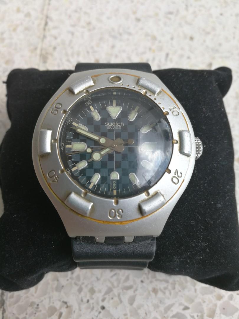 Authentic Swatch divers watch, Men's Fashion, Watches & Accessories ...